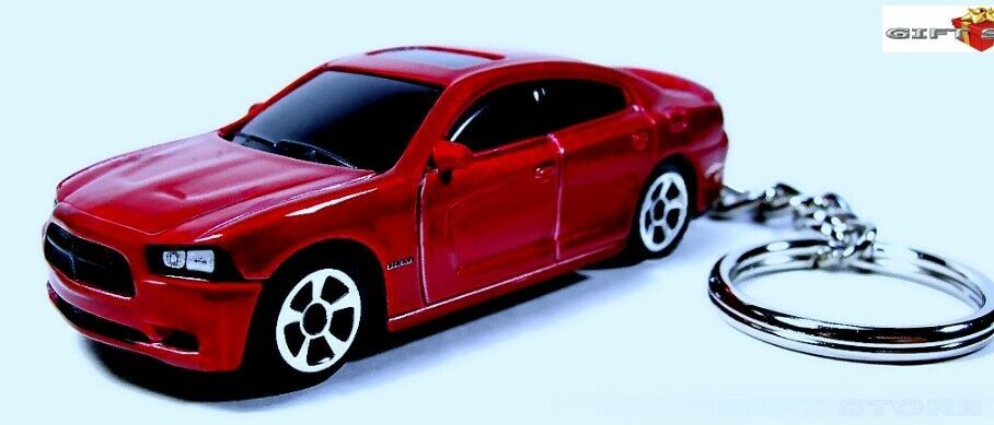 HTF KEY CHAIN RING DARK RED NEW DODGE CHARGER RT R/T HEMI CUSTOM ...