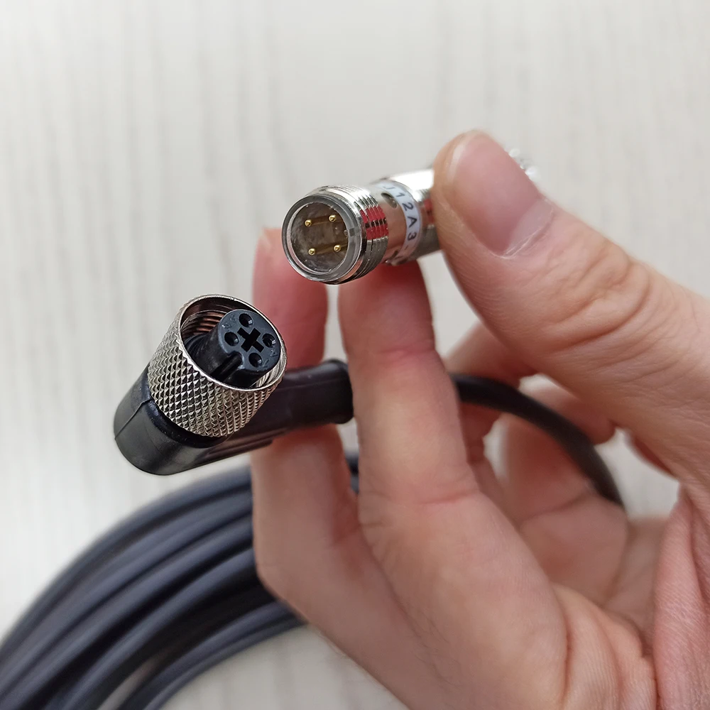 House Home 5M straight type and bend type air A cable 4-pin for LJ12 ...