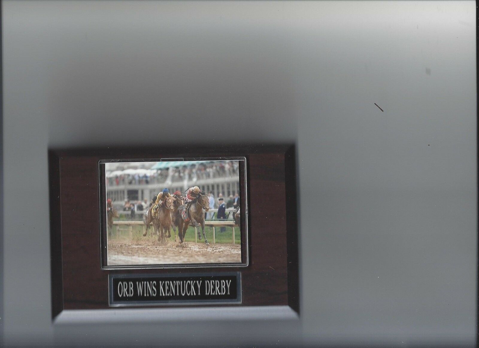 ORB WINS KENTUCKY DERBY PLAQUE HORSE RACING TURF - Horse Racing