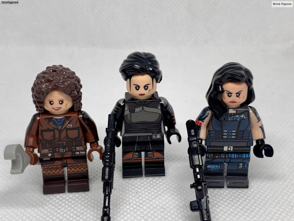 Mandalorian s Star Wars Peli Motto Cara Dune Fennec Custom Minifigures ...