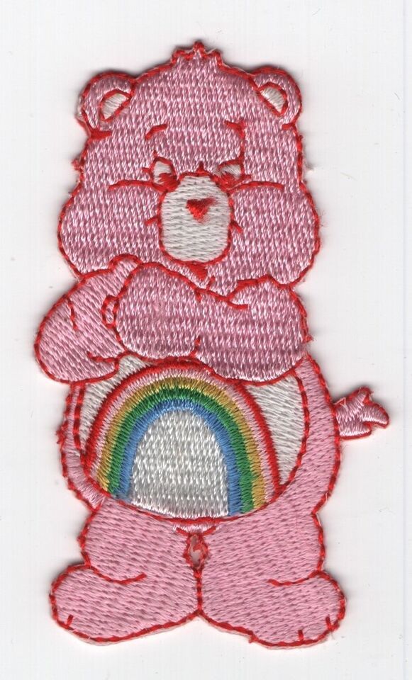 Care Bears Animated TV Series Cheer Bear Image Embroidered Patch NEW UNUSED - Patches