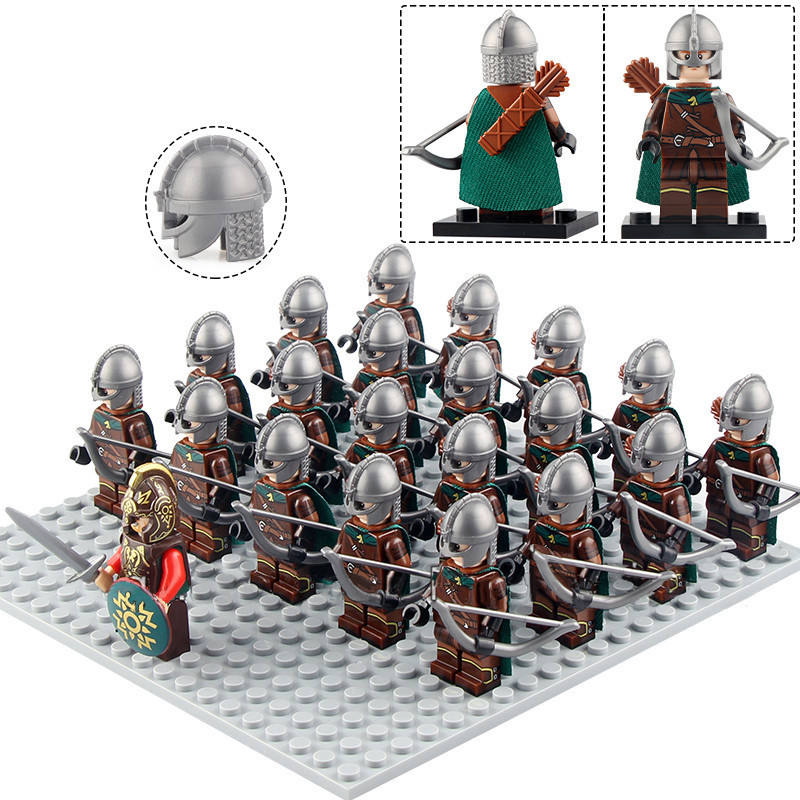 The Rohan Soldiers Elite Archers Army Lord of the Rings Custom 21 ...