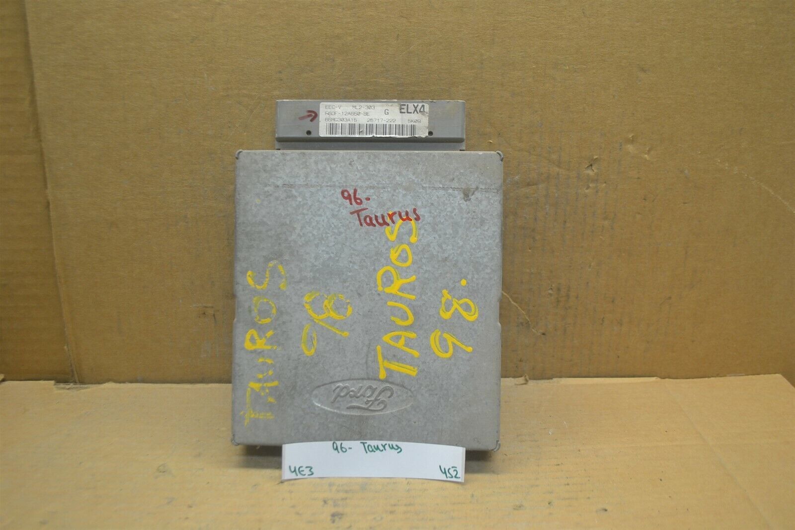 1996 Ford Taurus Engine Control Unit ECU F6DF12A650BE Module 452-4e3 ...