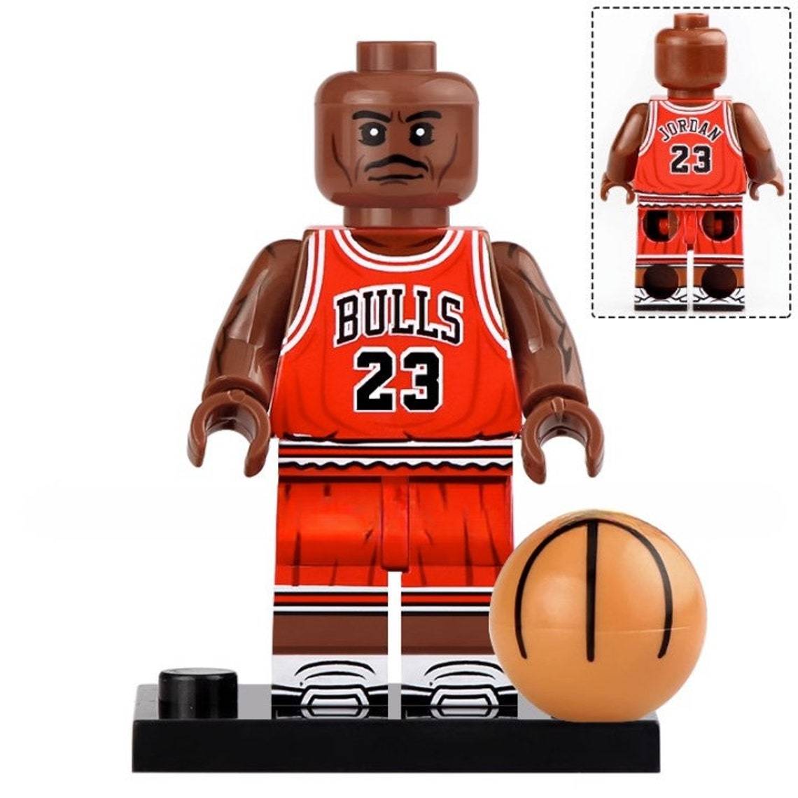 Basketball NBA Player Michael Jordan Minifigures Accessories - Building ...
