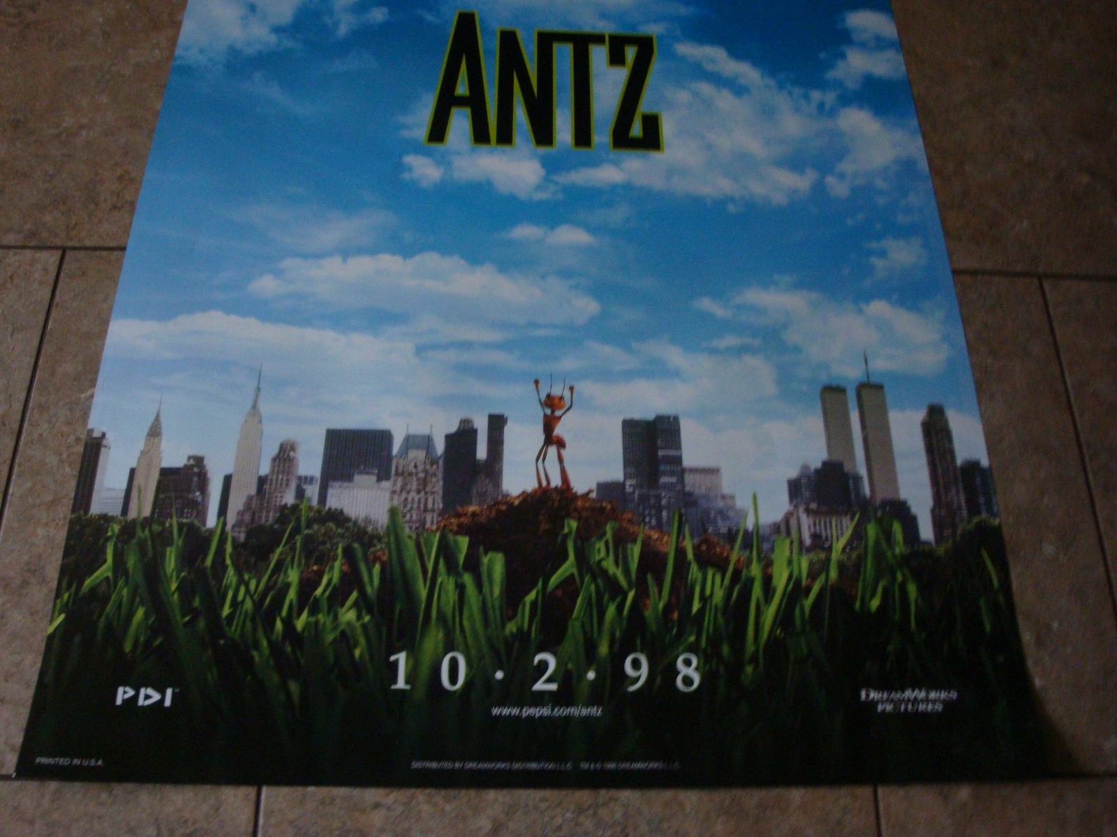ANTZ - MOVIE POSTER ADVANCE POSTER (COLORED) - 1990-99