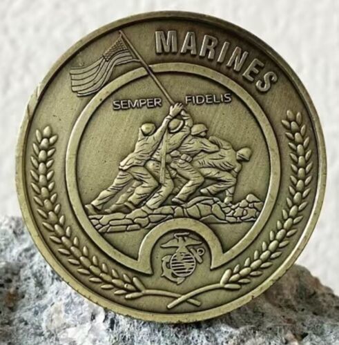 Always Marine challenge coin Semper Fi Official USMC LIC 2023125 Parris ...