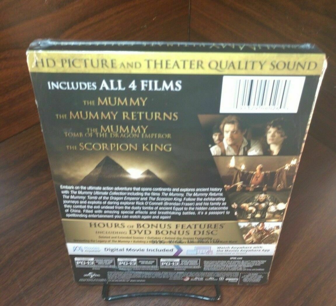 The Mummy: Ultimate Collection RARE STEELBOOK Exclusive (Blu-ray-No ...