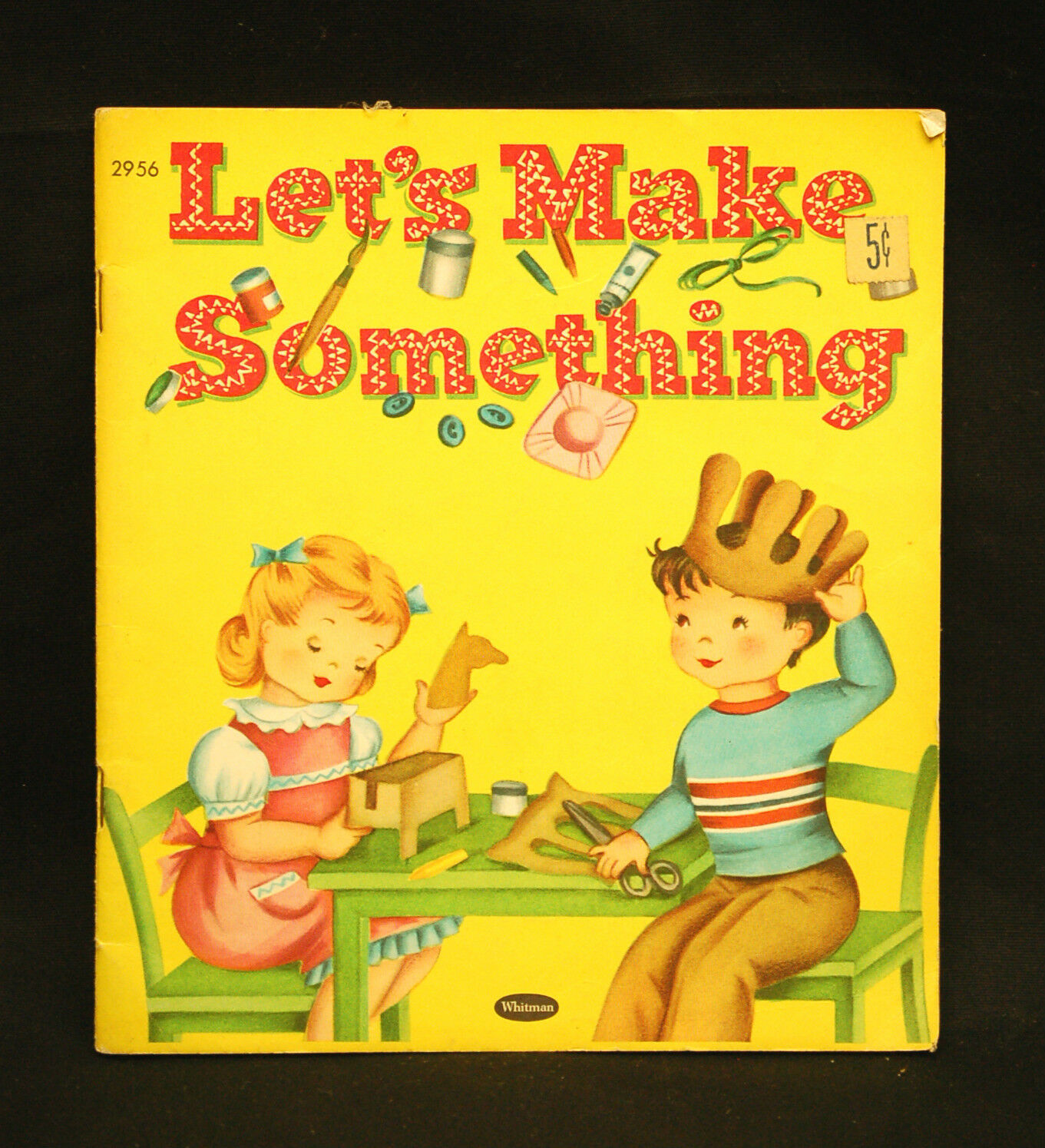 Vtg. 1953 Let's Make Something Children's Book Kindergarten Projects ...