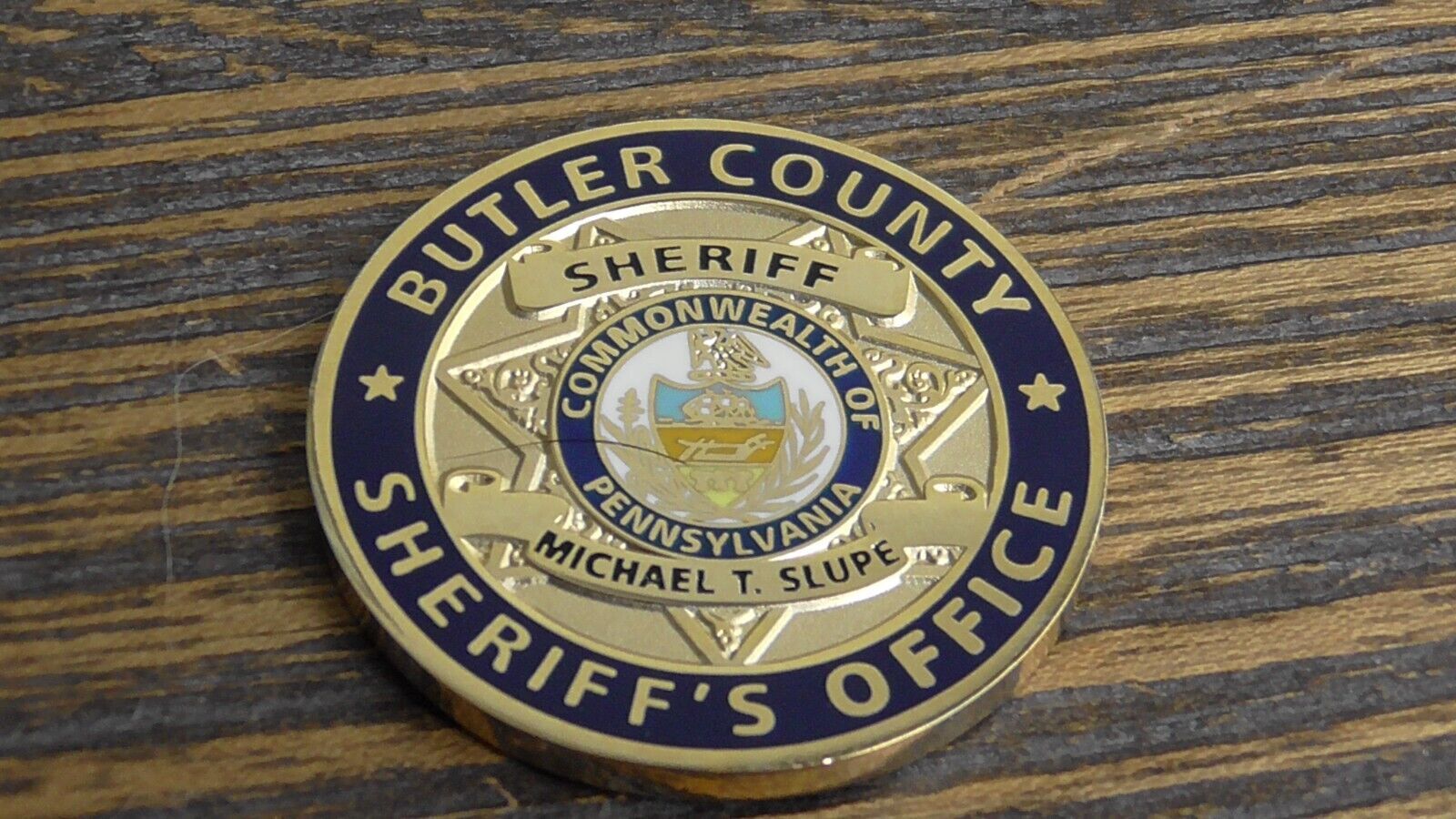 Butler County Sheriffs Office Pennsylvania Sheriffs Challenge Coin #921R - Challenge Coins