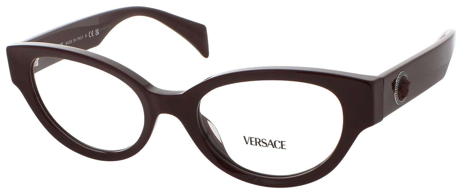 Original VERSACE 0VE3361U-5487-51 Eyeglasses 5487 BORDEAUX New 53mm ...