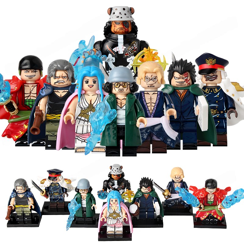8pcs One Piece Kuma Dragon Kuzan Shiryu Benn Beckman Rayleigh ...