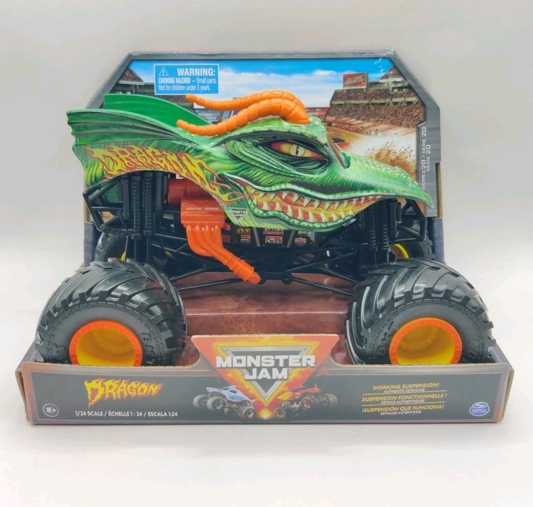 Monster Jam Official Dragon Monster Truck Collector Die-Cast Vehicle 1: ...