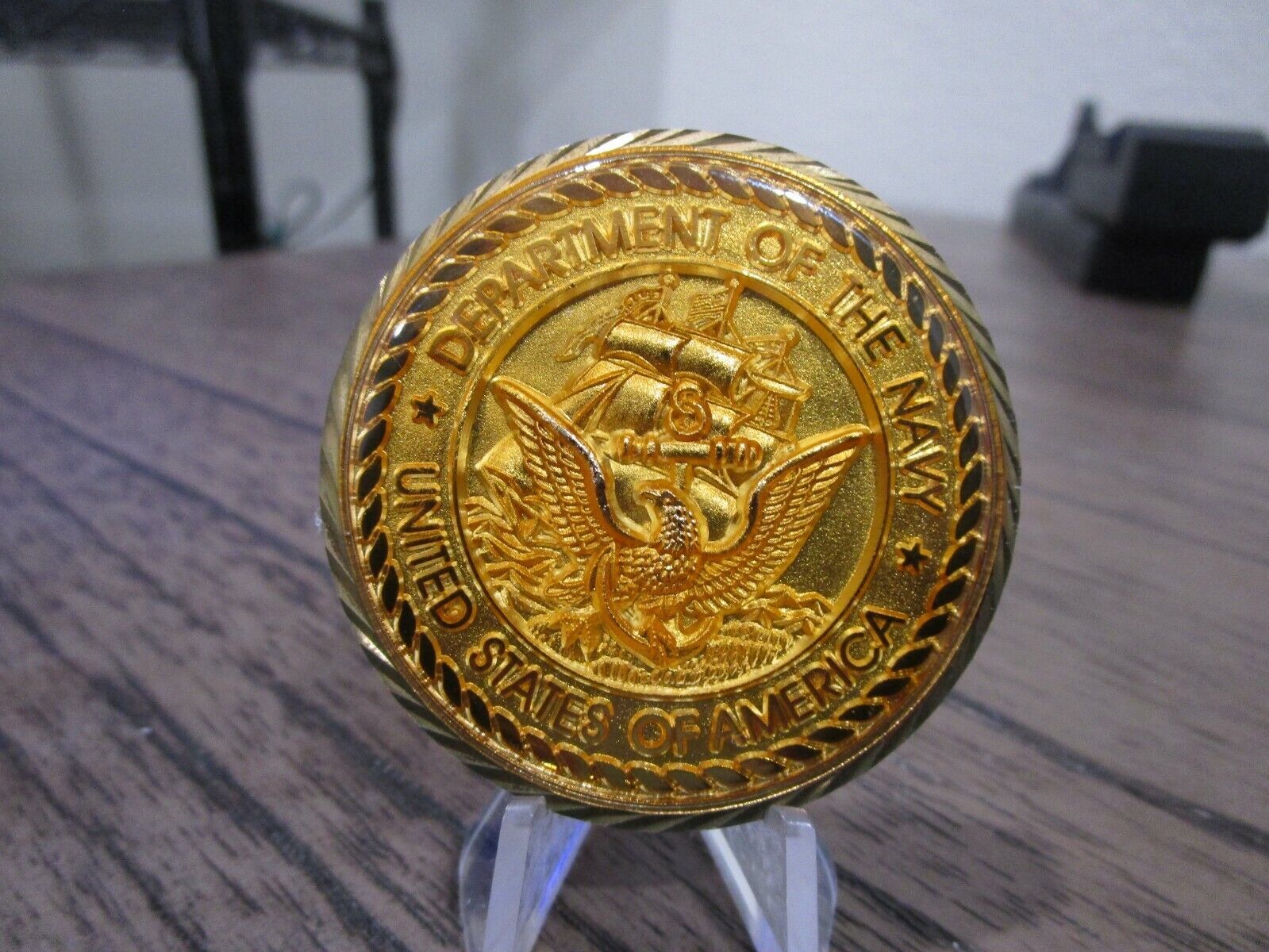USN International Military Student Office Great Lakes IL Challenge Coin ...