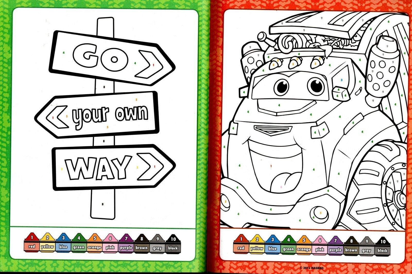 Tonka Chuck & Friends - Color by Number Coloring Book - Books
