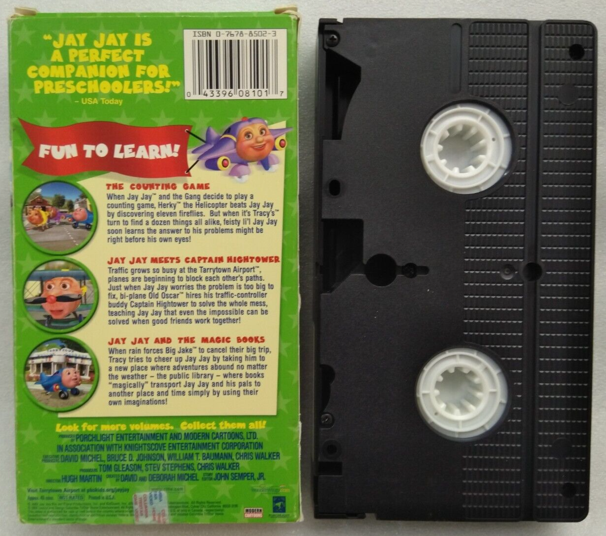 VHS Jay Jay the Jet Plane - Fun to Learn (VHS, 2002) - VHS Tapes