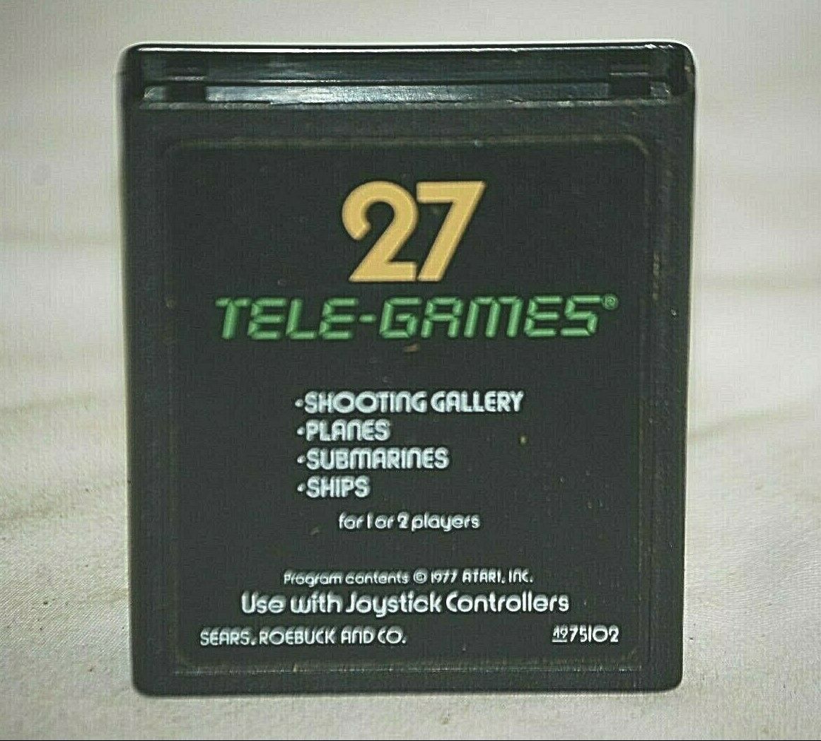 Vintage Atari 2600 27 Tele-Games Target Fun Video GAME CARTRIDGE ONLY ...