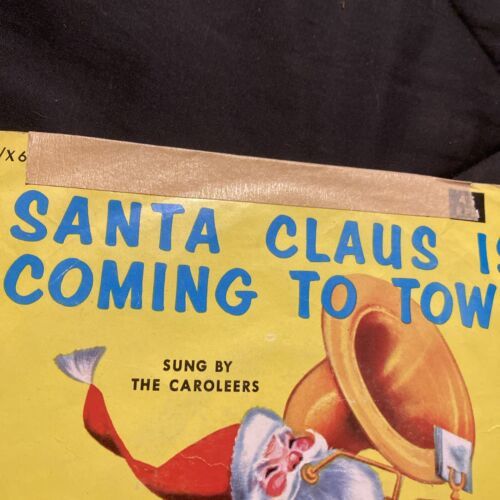 1965 Santa Claus Is Coming To Town/Jolly Old St. Nicholas 78 RPM Peter ...