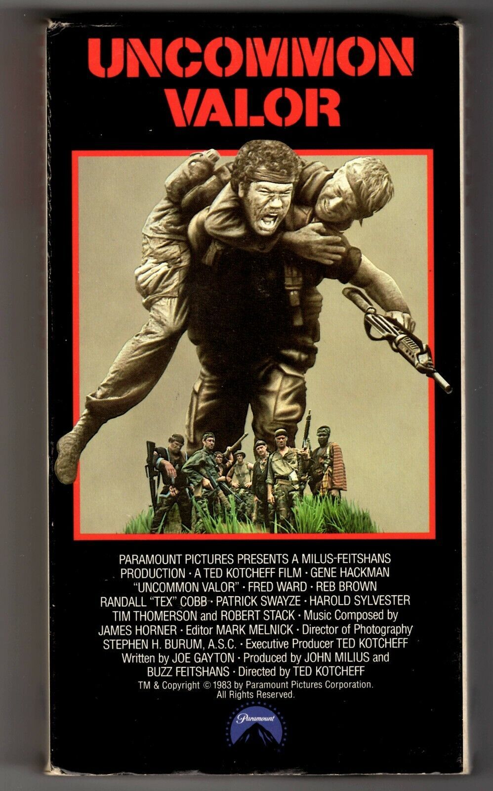 Uncommon Valor VINTAGE VHS Cassette Gene and 50 similar items