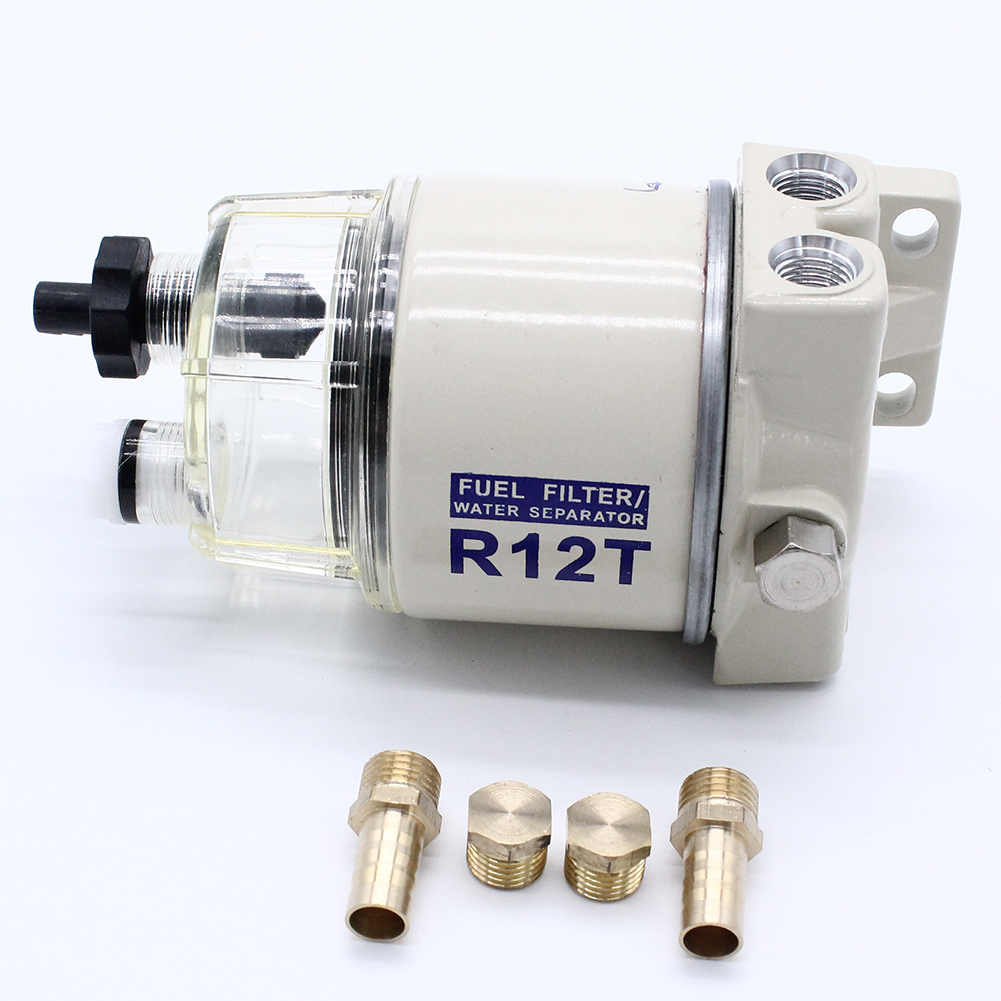 Fuel Filter R12T Boat Marine Fuel Water Separator Filter Diesel Engine ...