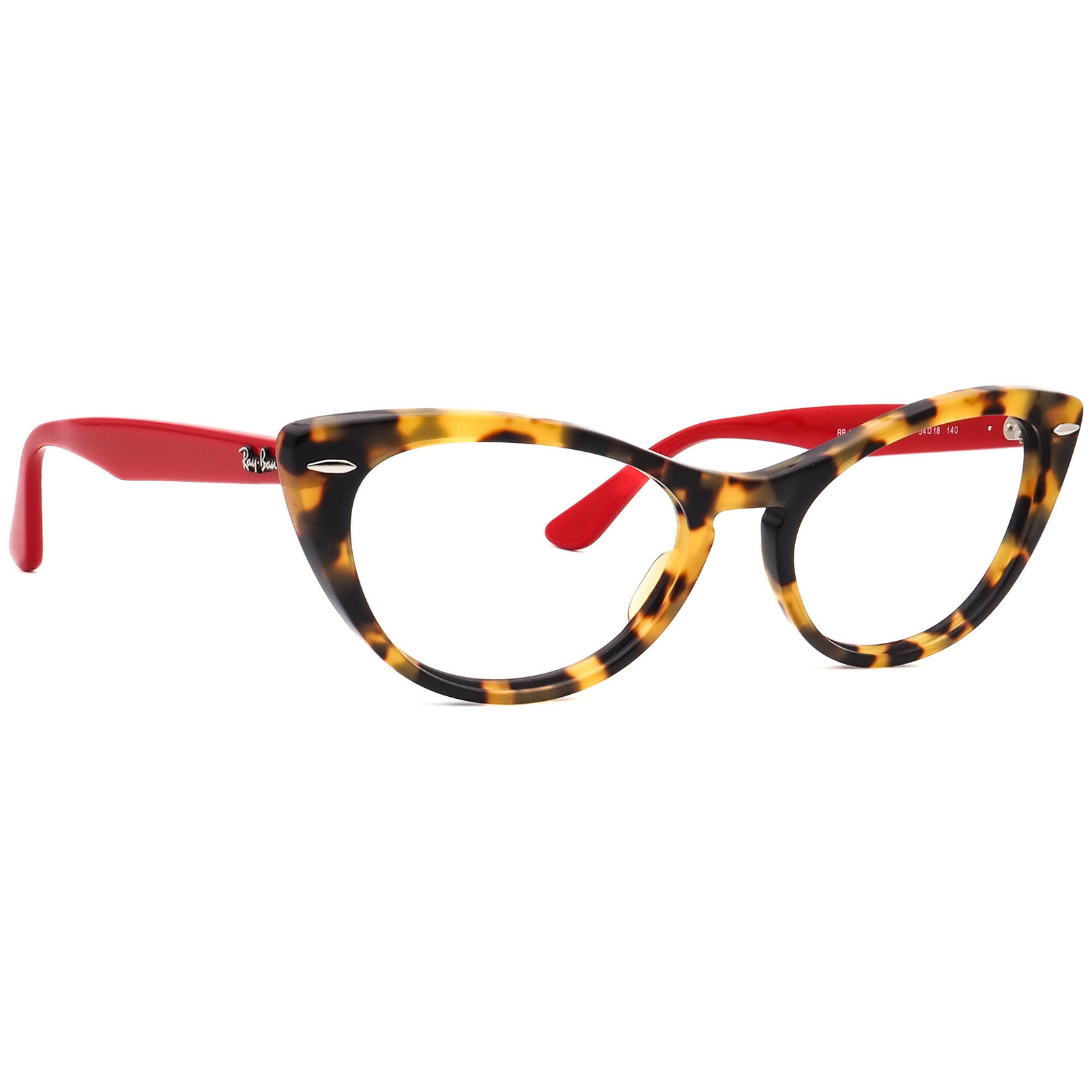 Ray-Ban Eyeglasses RB 4314-V Nina 5937 Tokyo Havana/Red Cat Eye Italy ...