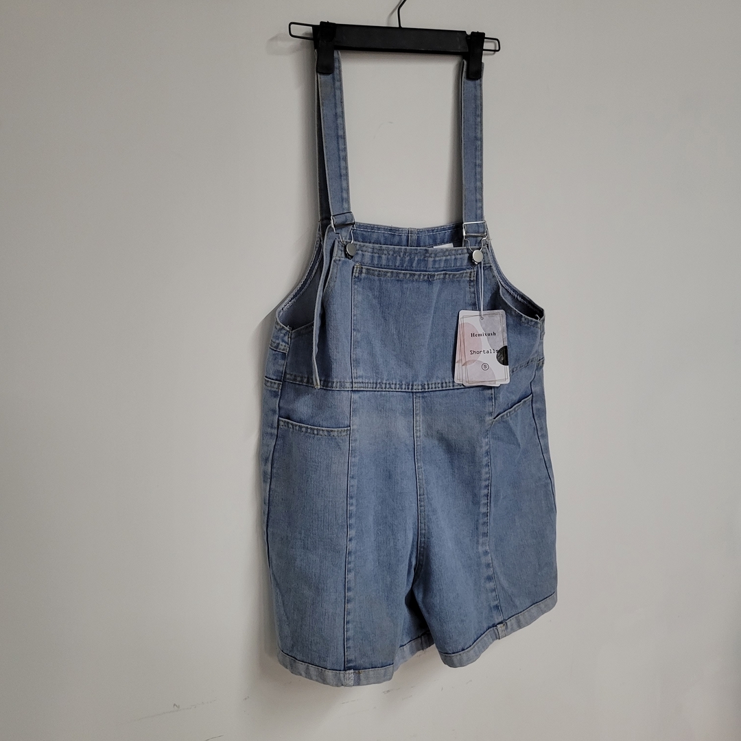 Hemixush Shortalls,Effortless Style,Versatile Denim Fabric,Trendy ...