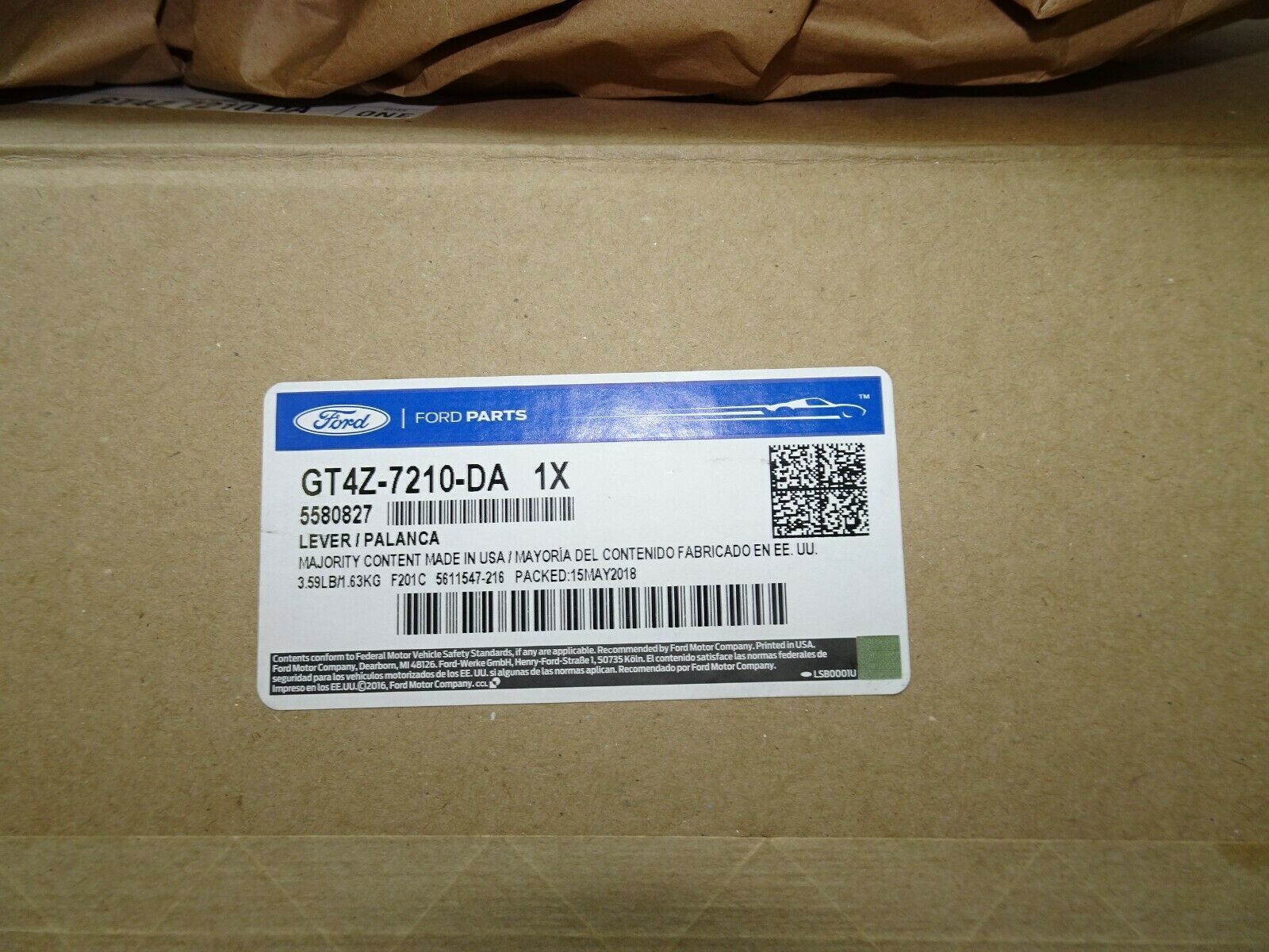 FORD GT4Z-7210-DA Shifter Gear Shift Selector Lever Assembly OEM NOS ...