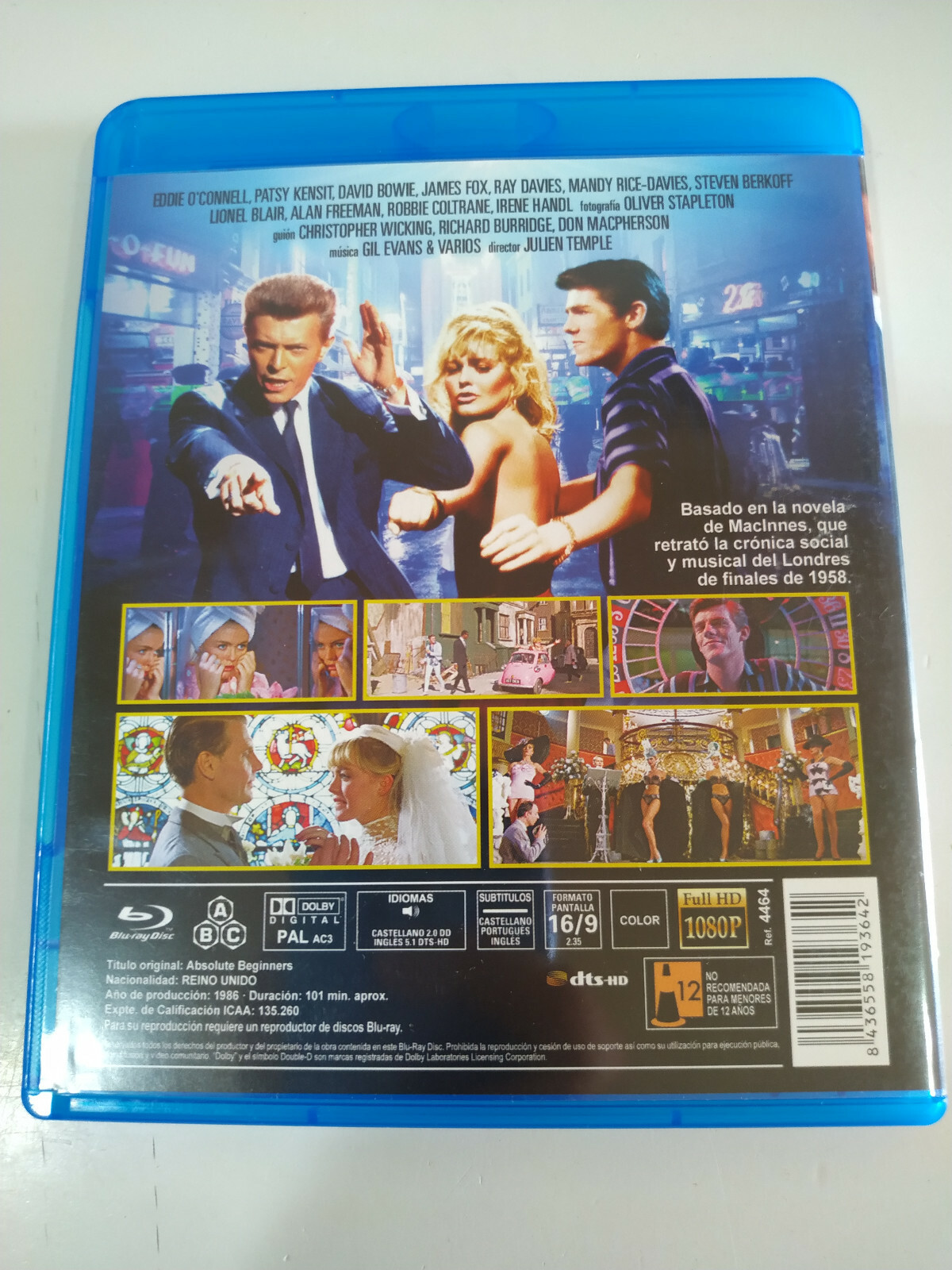 Principiantes DAVID BOWIE Patsy Kensit - Blu-Ray Spanish English - 3T ...