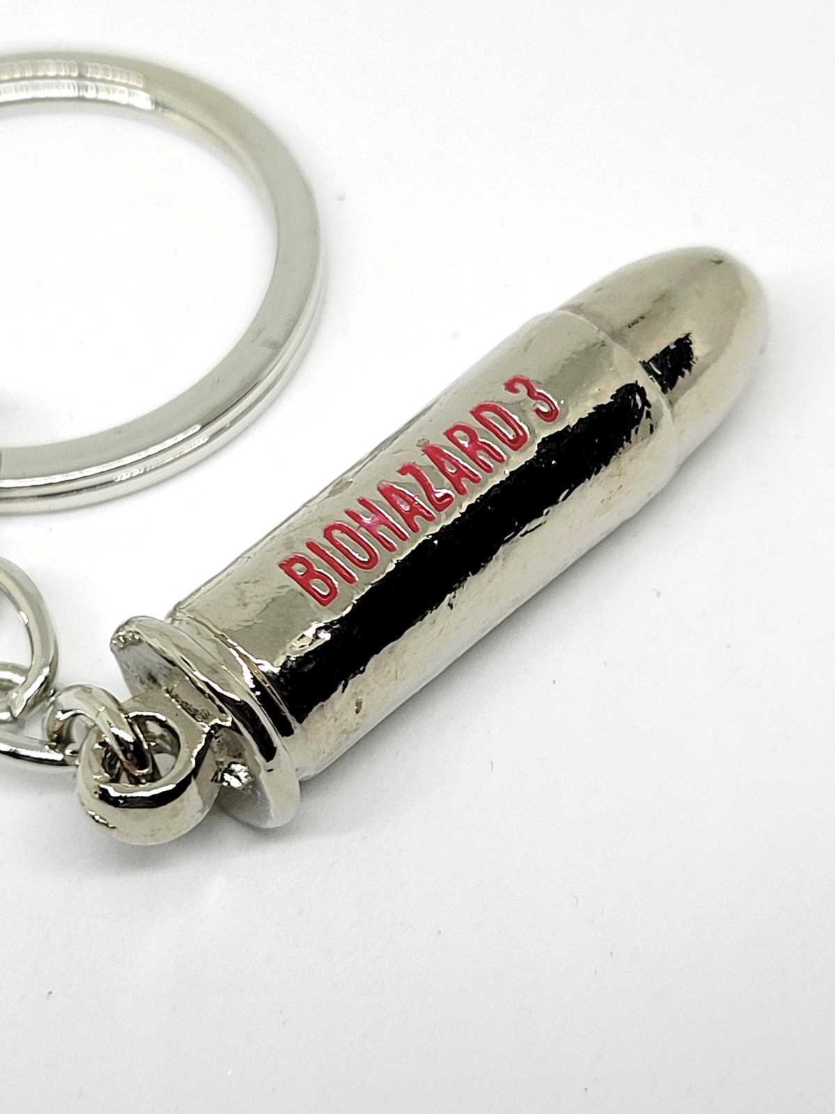 BIOHAZARD 3 Magnum Bullet Keychain (SILVER) - 1999 HK Comic Capcom ...