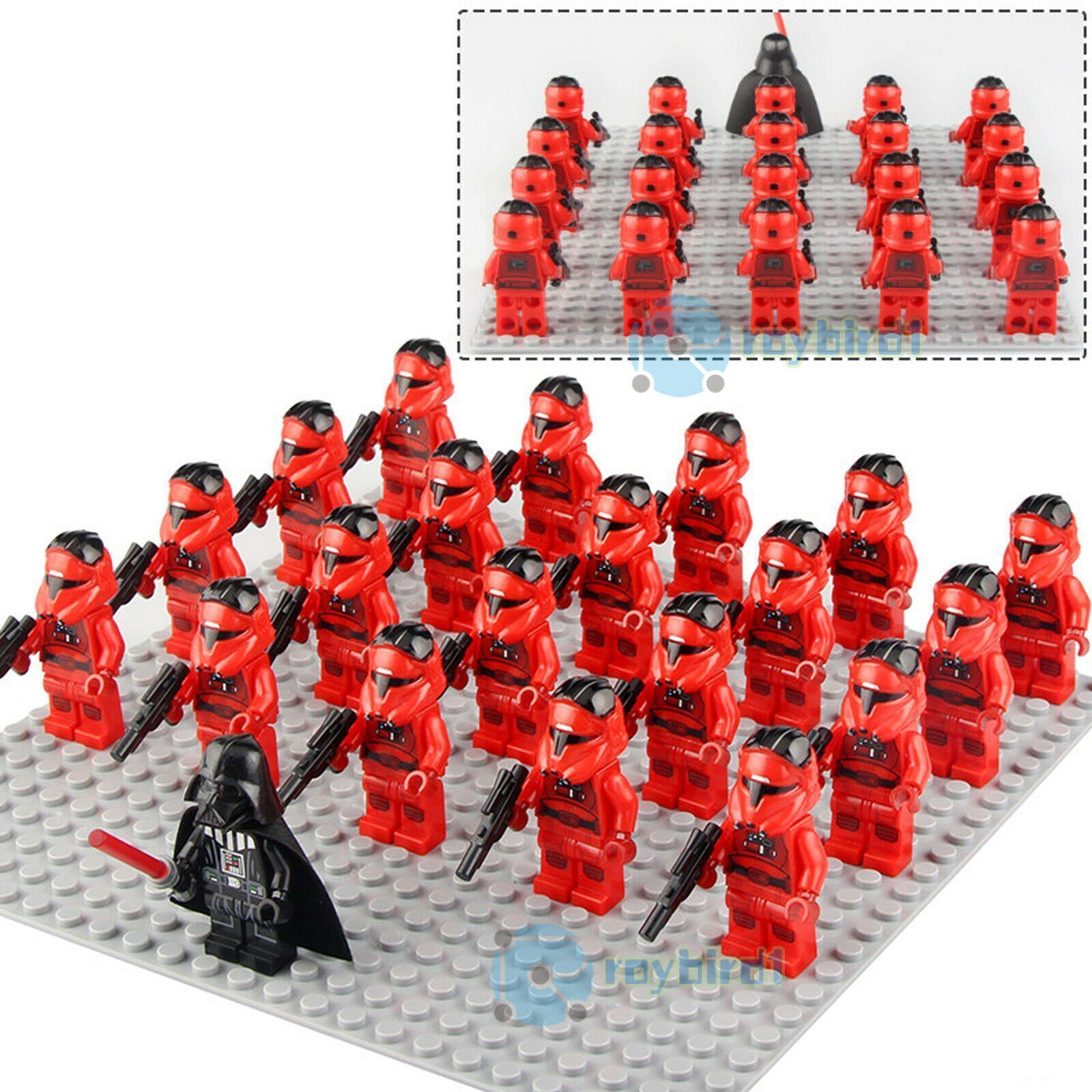 21Pcs Darth Vader First Order Red Sith Trooper Star Wars Clone Wars ...