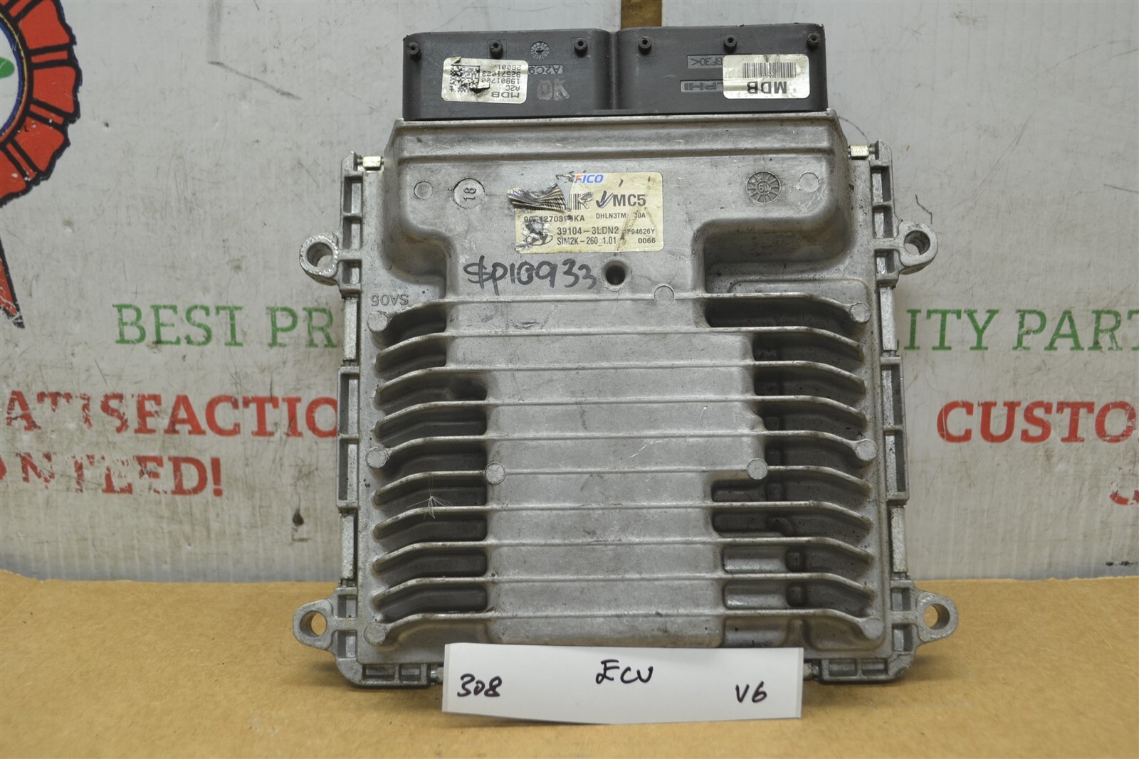 2020 Genesis G80 Engine Control Unit ECU 391043LDN2 Module 308-V6 ...