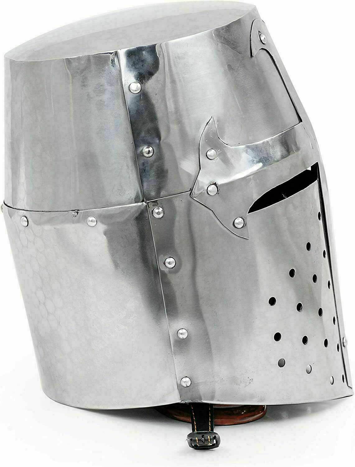 Barbuda Templar Helmet Wearable Roman Medieval Costume Knight Armor ...