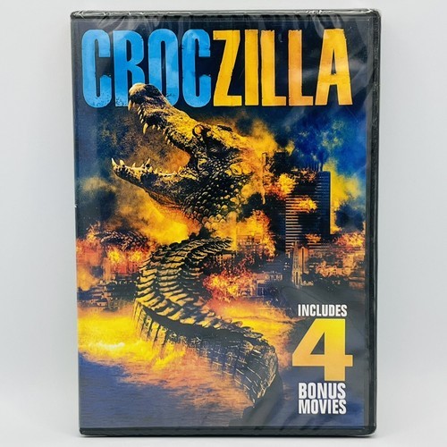 5 Sci-Fi Monster Movie Collection DVD Croczilla, Killer Shrews, Piranha ...