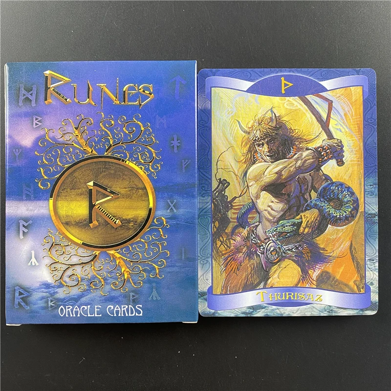 Runes Oracle Cards English Version Tarot Card Deck Family Party Board ...