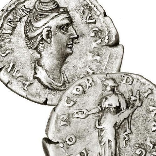 Rare Lifetime FAUSTINA Issue! wife of Antoninus Pius Roman Empire Coin ...