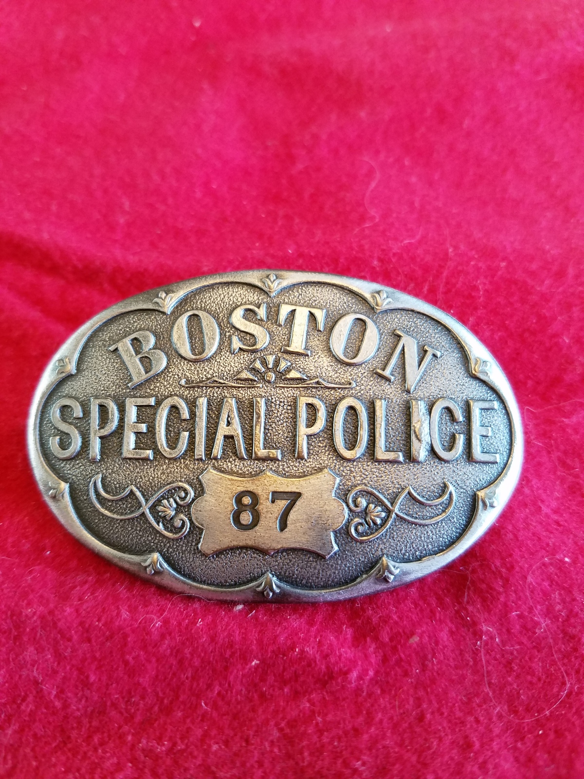 1920's Boston special police badge - Historical Memorabilia
