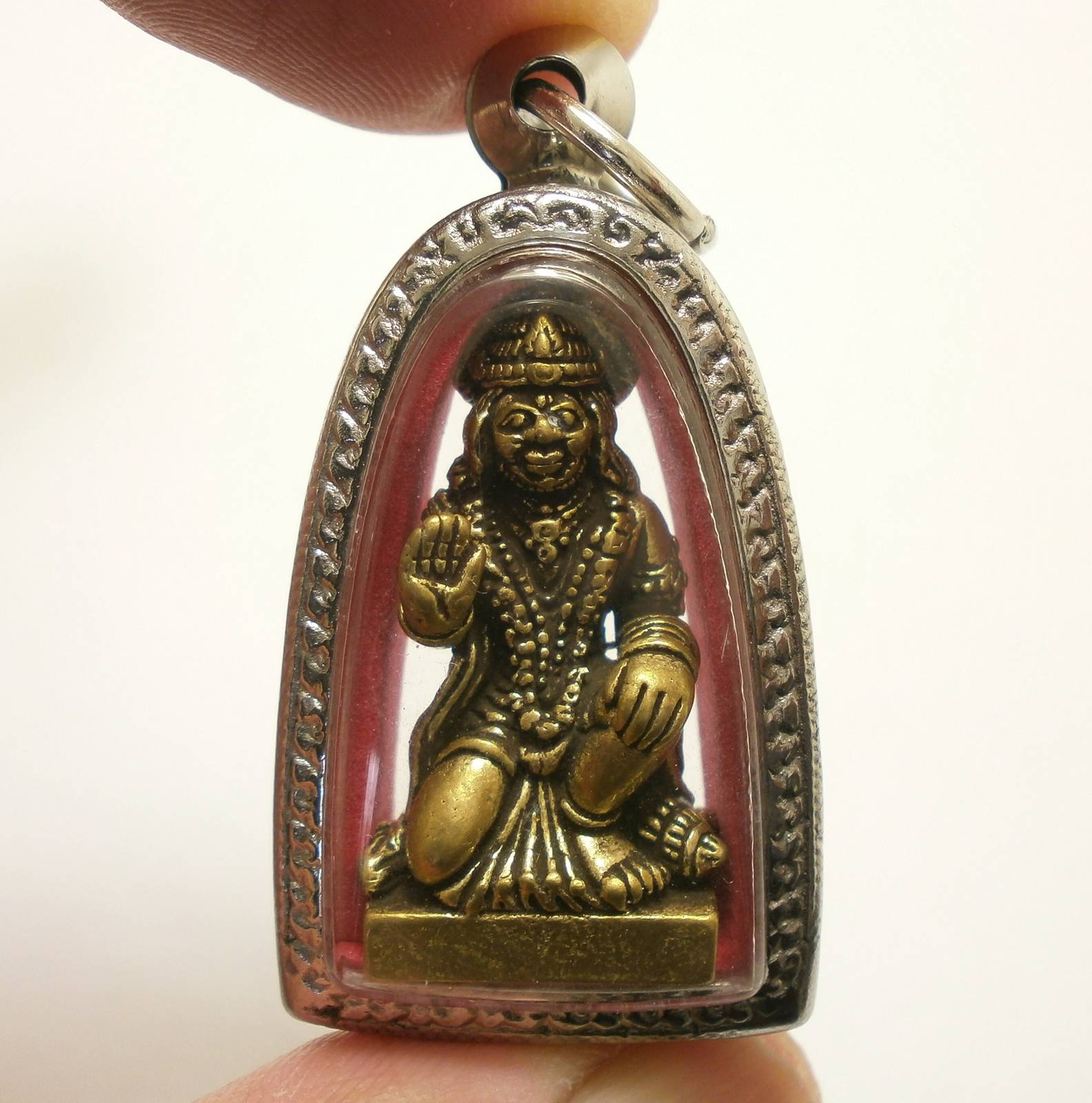 Lord Hanuman blessing Hindu Pendant real amulet monkey king magic ...