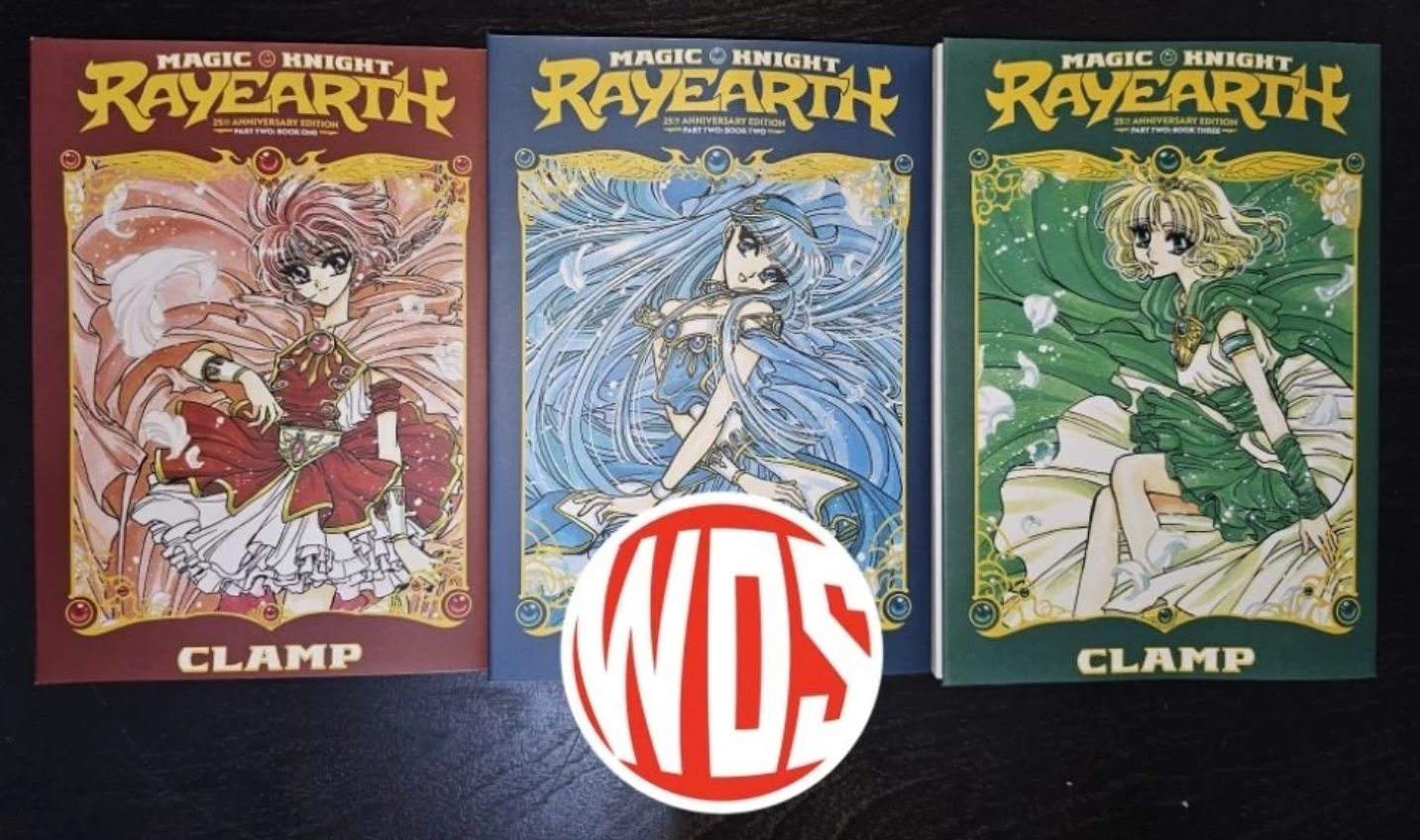 Magic Knight Rayearth Manga English (Vol 1-3) Part 1 + Part 2 + Omnibus ...