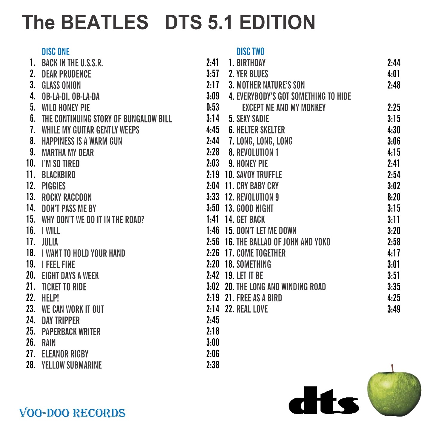 The Beatles - The White Album [DTS-2-CD] w/20 Bonus Tracks Get Back Let It Be - CDs