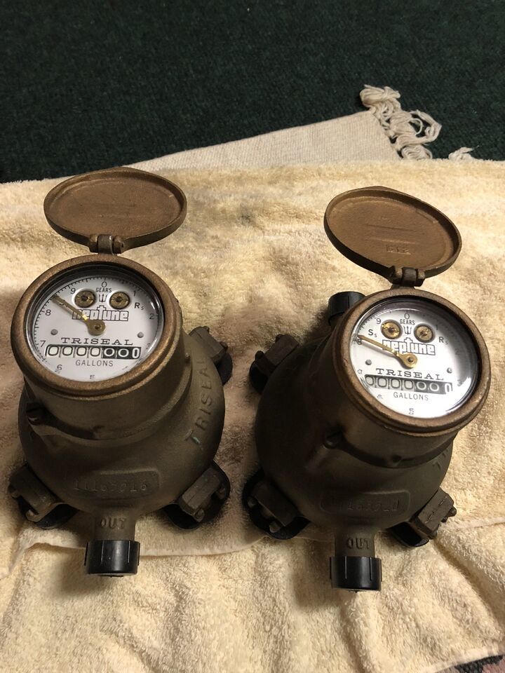 Brass Neptune Trident Water Meter Caps New and similar items