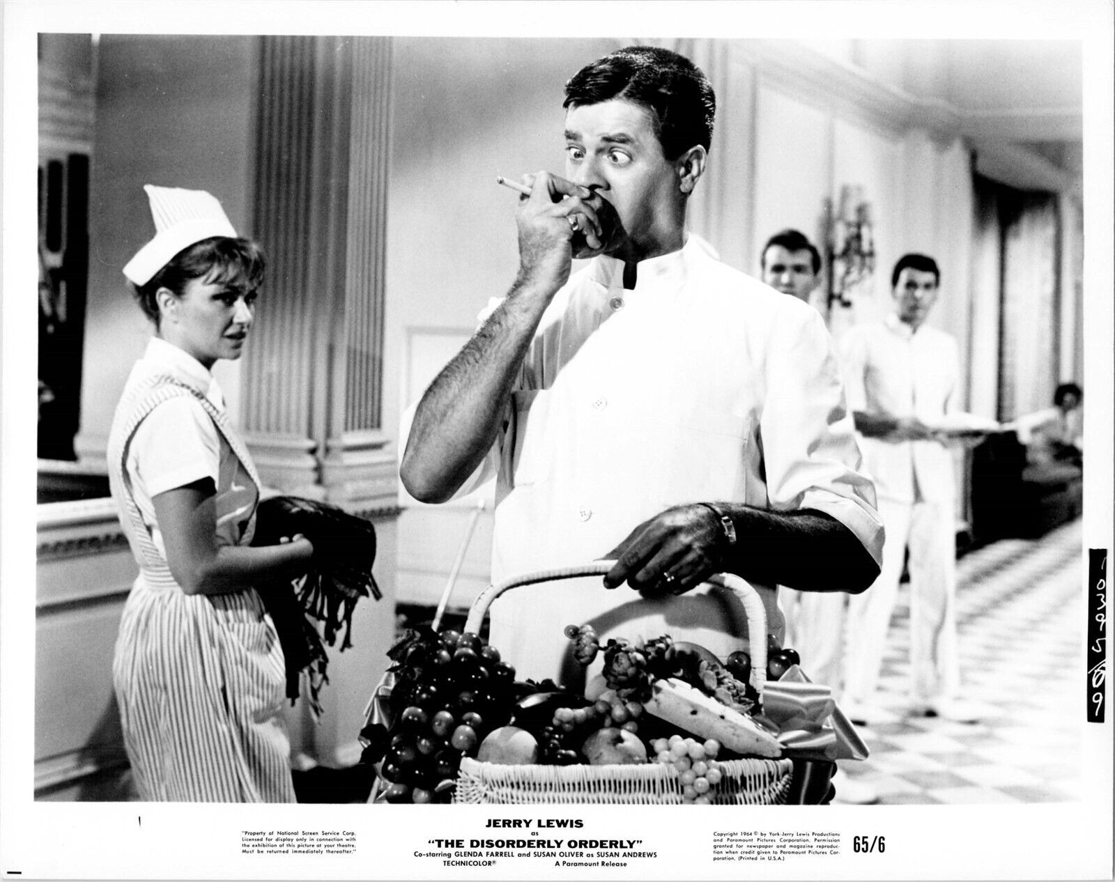 The Disorderly Orderly 1964 original 8x10 photo Jerry Lewis smokes ...