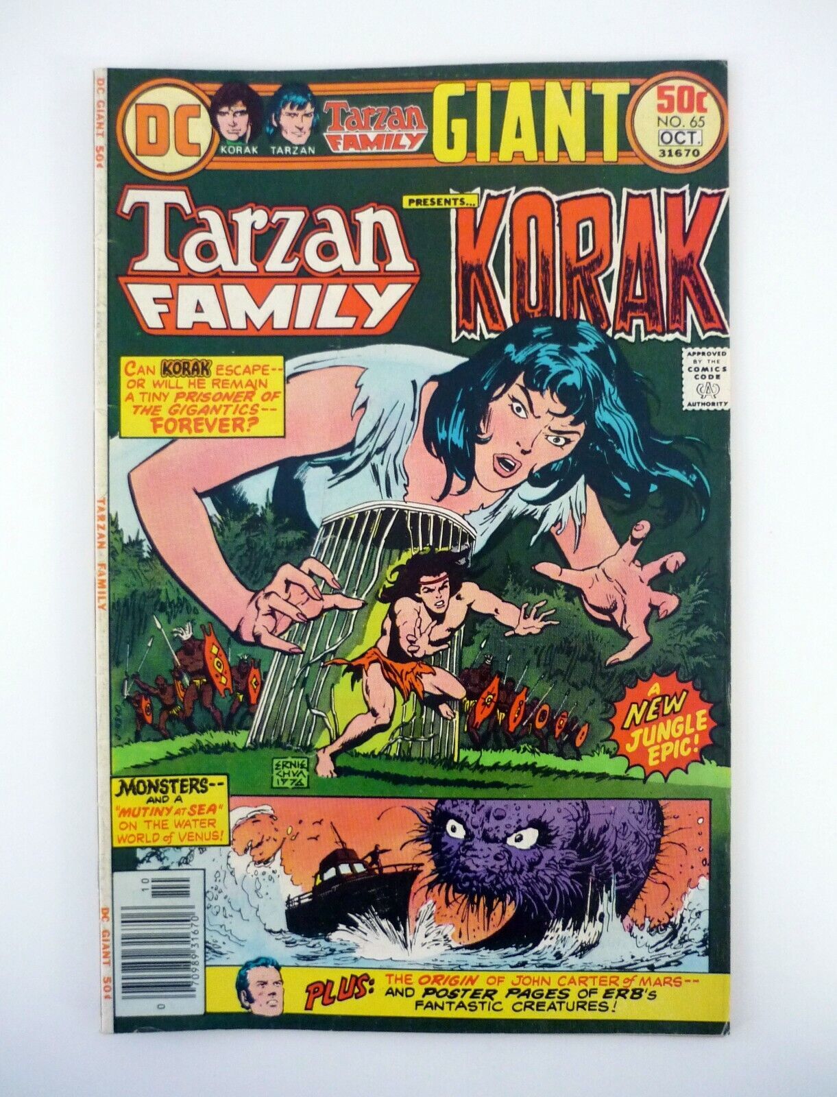 Tarzan Family #65 DC Comics Korak, Giant FN 1976 - Comic Books ...