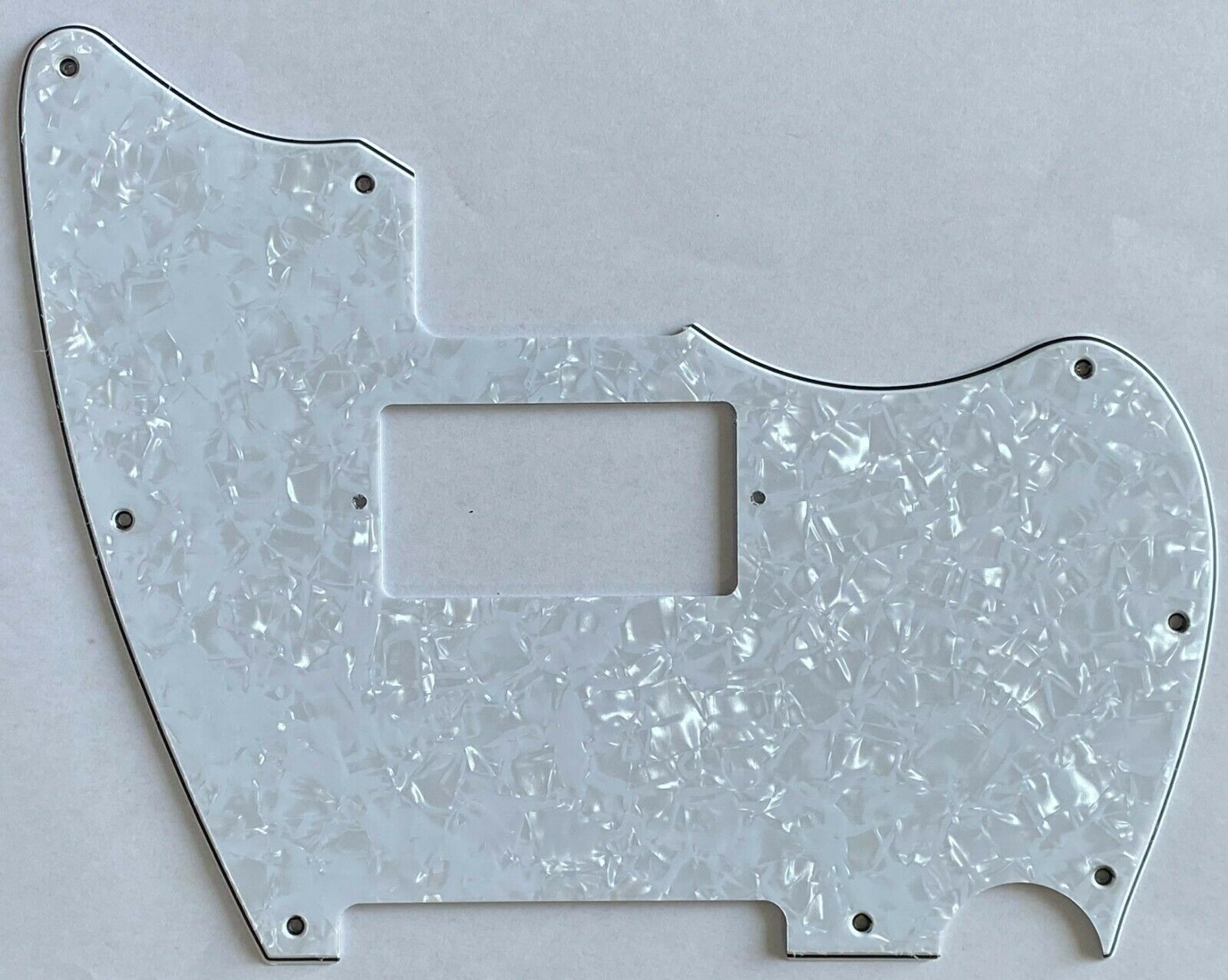 Guitar Pickguard For Fender Warmoth MJT Telemaster Jazzcaster PAF,White ...