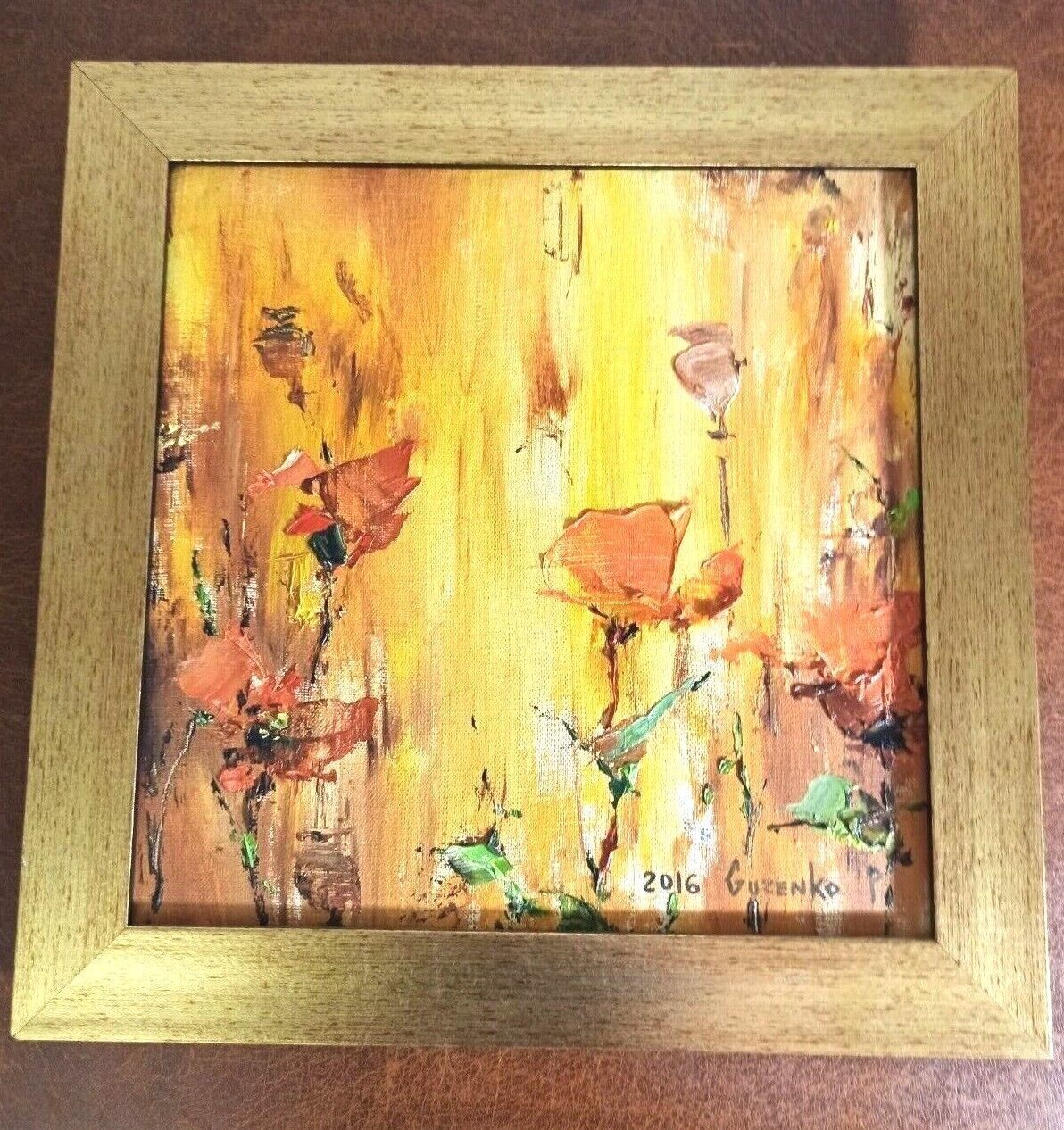 Pintura del famoso pintor ucraniano Pavel Guzenko. 30x30 cm Óleo. Lona.21 - Other Art