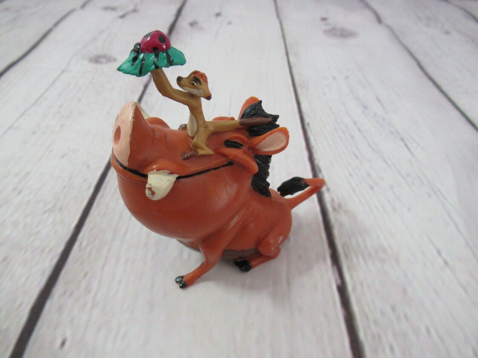 Disney The Lion King figure Pumbaa Timon ladybug vintage Applause ...