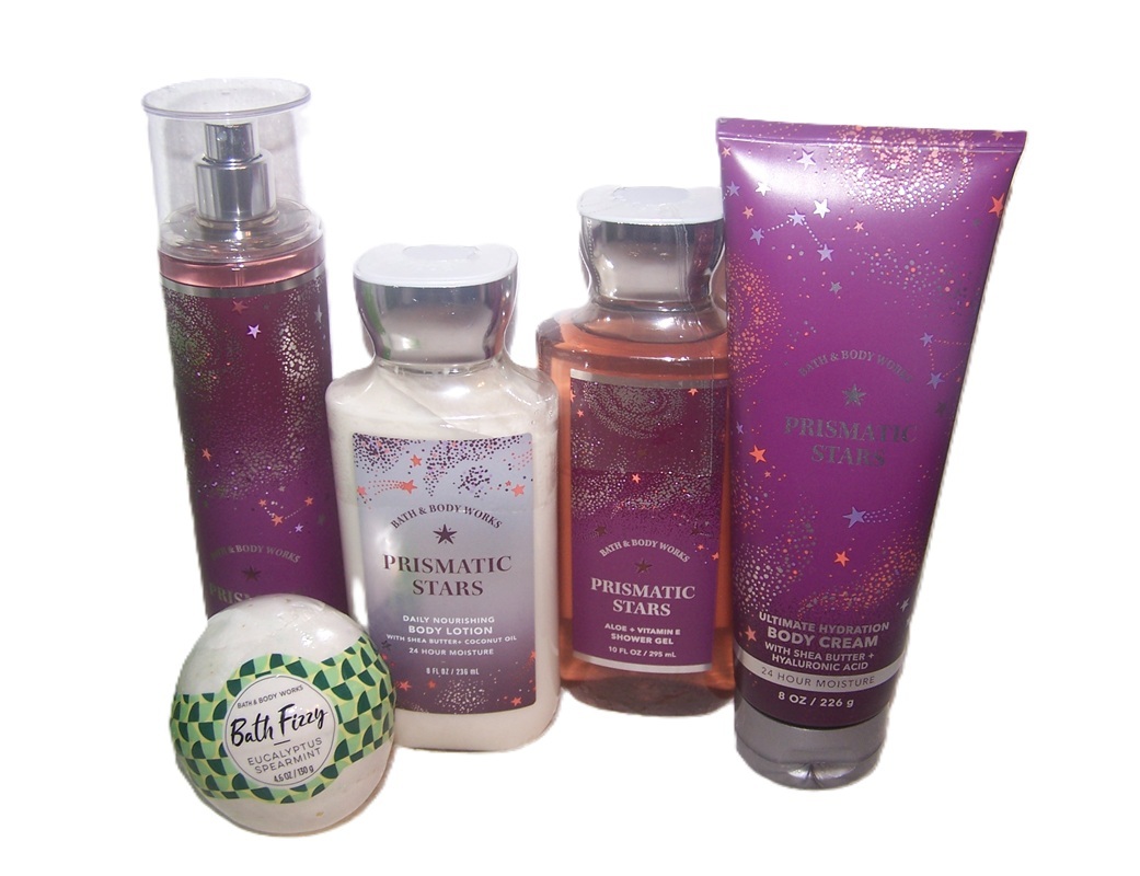 Prismatic Stars Cream Mist Gel Lotion Bath & Body Works 4 Piece Set ...
