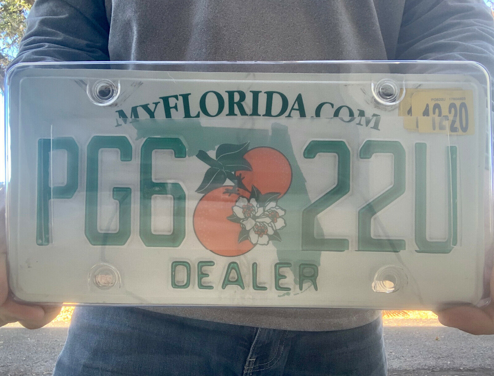 Clear Lens License Plate Cover against Red Light / Speed Photo Camera ...