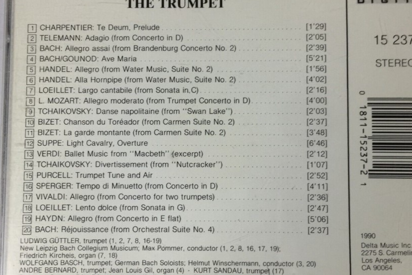 The Instruments Of Classical Music: The Trumpet Cd - CDs