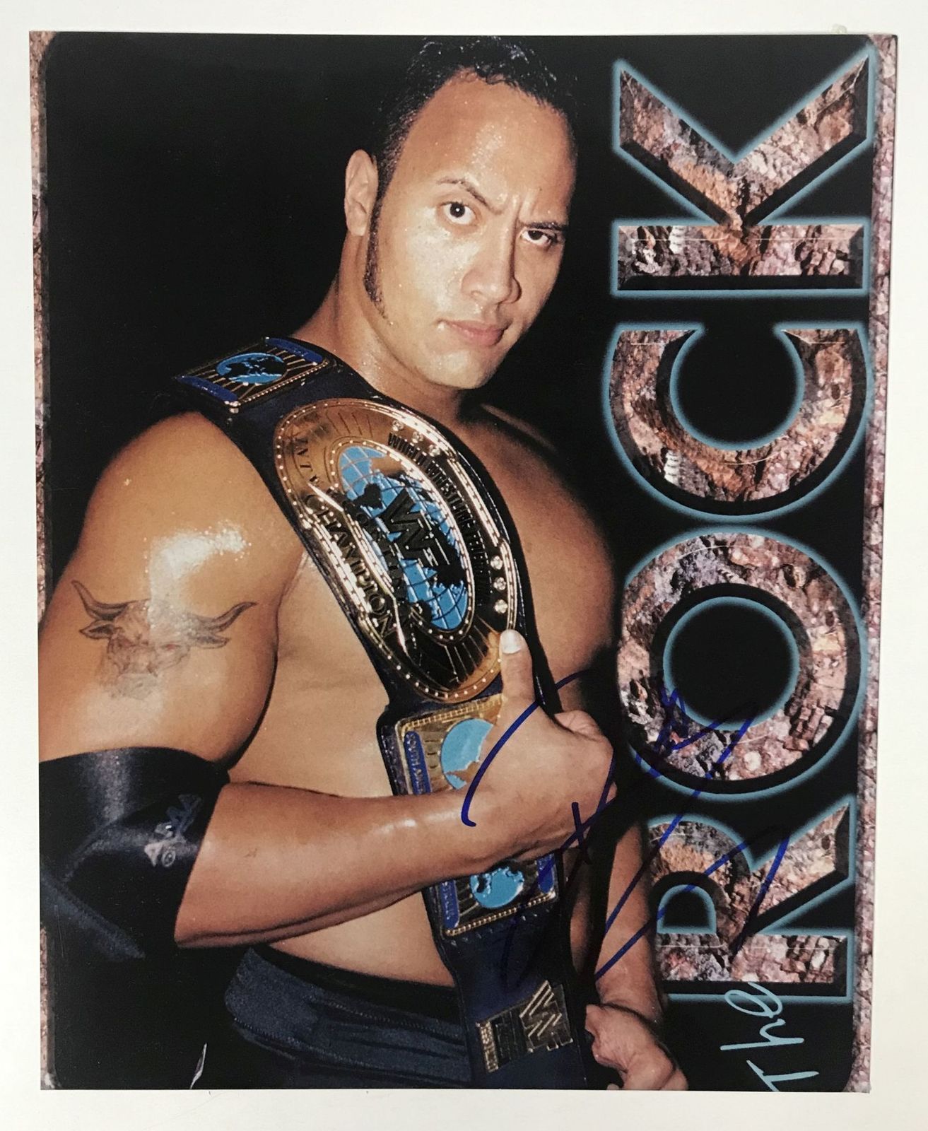 Dwayne "The Rock" Johnson Signed Autographed Glossy 8x10 Photo - Life COA/HOLO # - Photos