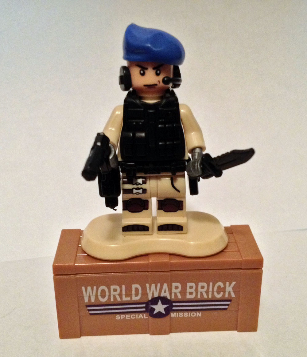 Modern Army Soldier Blue Beret Custom Minifigures - LEGO (R) Minifigures