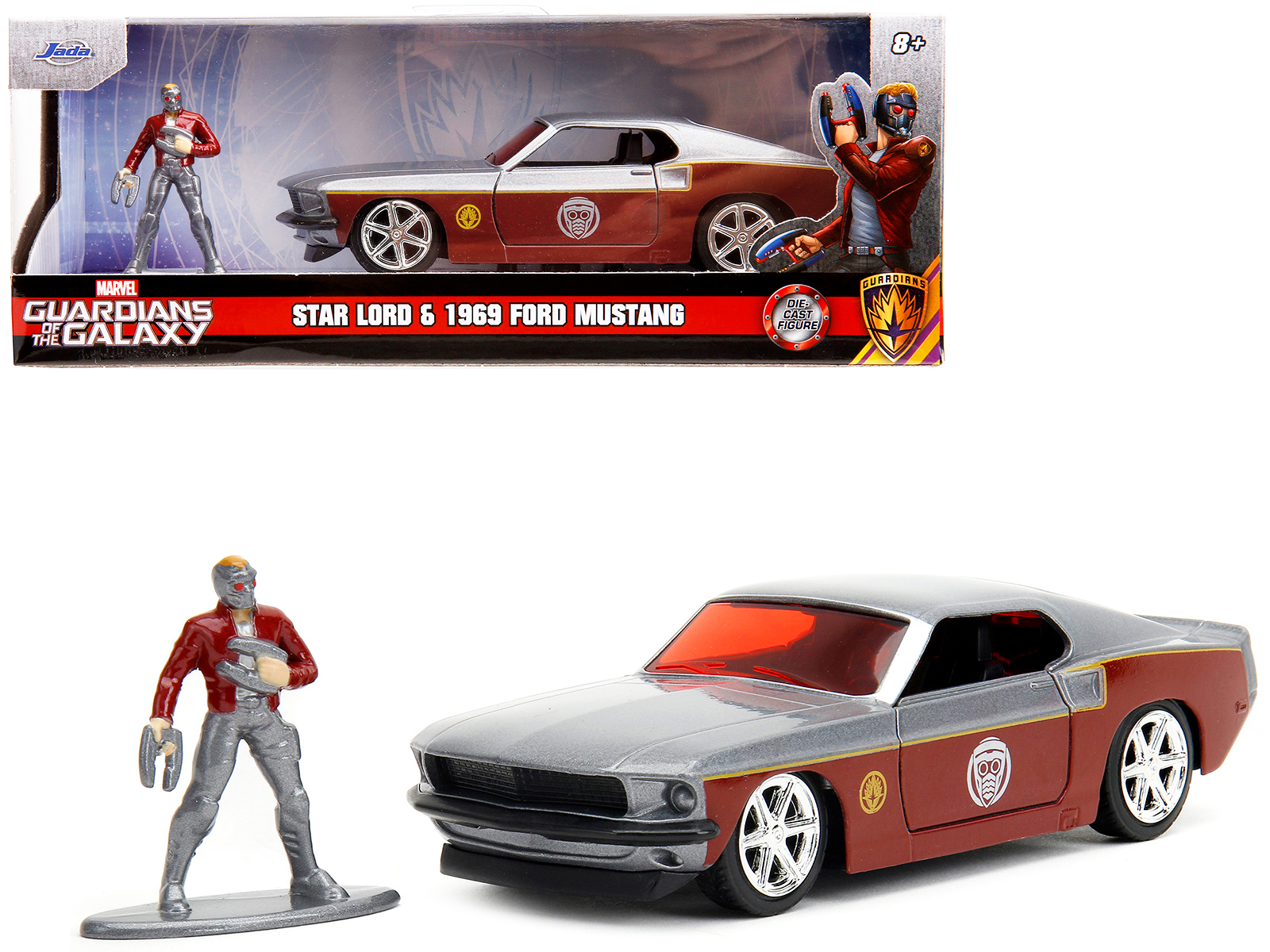 1969 Ford Mustang Silver Metallic and Dark and 28 similar items